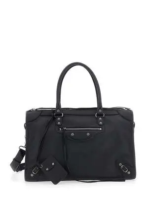Balenciaga Le City' Grained Leather Handbag - Multicolor