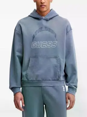 Guess Long-sleeve Hoodie - Blue