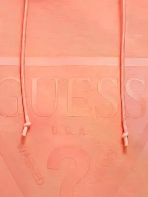 Guess Logo Print Hoodie