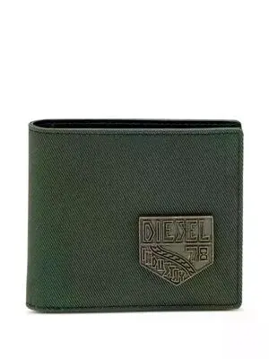 DIESEL® Logo-patch Bi-fold Wallet - Green