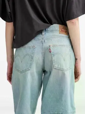 LEVI'S Ripped Effect Denim Shorts