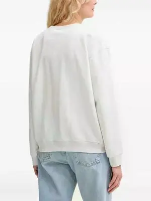 LEVI'S Logo Appliqué Crew Neck Sweatshirt