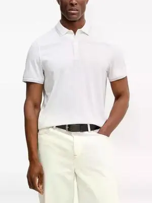 Michael Kors Patterned Polo Shirt - White