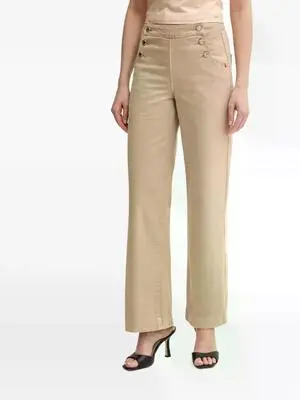 MORGAN Buttoned Trousers - Neutrals