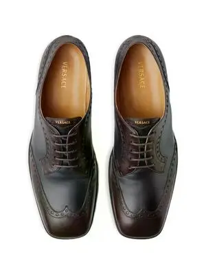 Versace Mick Leather Derby Shoes