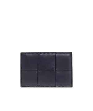 Bottega Veneta Cassette Credit Card Case - Black