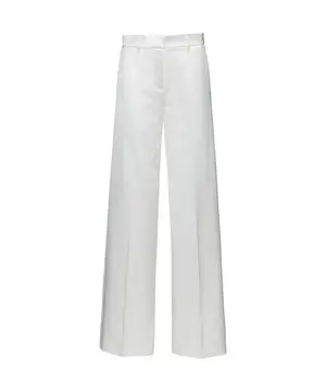 Magda Butrym Wide-leg Casual Pants - White