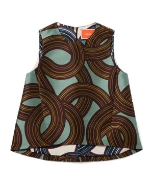 La DoubleJ La Scala Jacquard Sleeveless Top - Multicolor