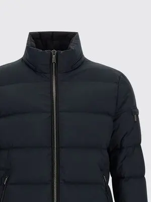 MOORER Padded Bomber Jacket With Hood
