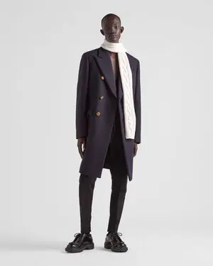 Prada Double-breasted Long-sleeved Coat