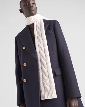 Prada Double-breasted Long-sleeved Coat