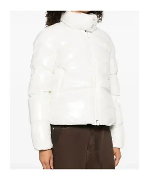 Pinko Long Sleeve Quilted Down Jacket - White