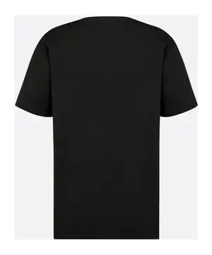 Dior Logo Patch Round-neck T-shirt