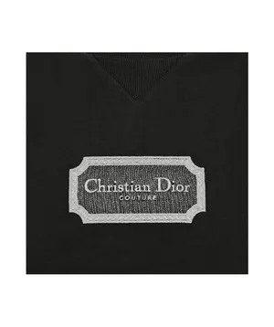 Dior Logo Patch Round-neck T-shirt
