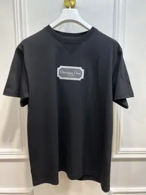 Dior Logo Patch Round-neck T-shirt