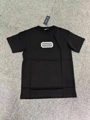 Dior Logo Patch Round-neck T-shirt