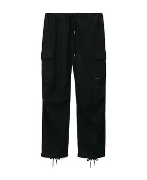 Alexander Wang Straight-leg Cargo Trousers - Black
