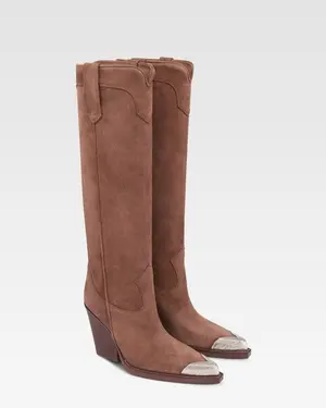 Paris Texas El Dorado Metallic-toe Cowboy Boots