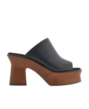 FERRAGAMO Thick Heeled Sandals - Brown