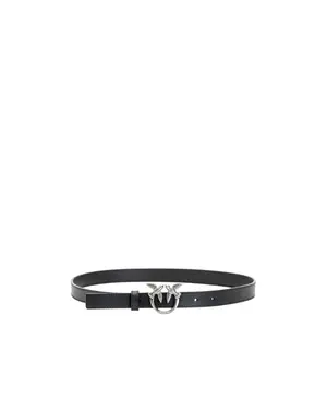 Pinko Love Birds Buckle Belt - Black