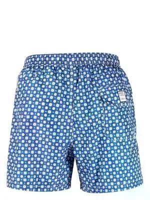 Fedeli Printed Swim Shorts