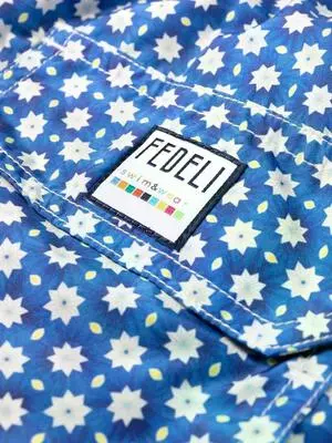 Fedeli Printed Swim Shorts