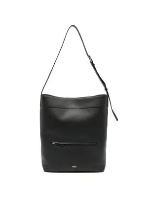TOM FORD Leather Shoulder Bag - Black