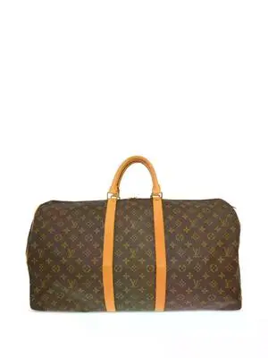 LOUIS VUITTON Monogram Keepall 55 Travel Bag