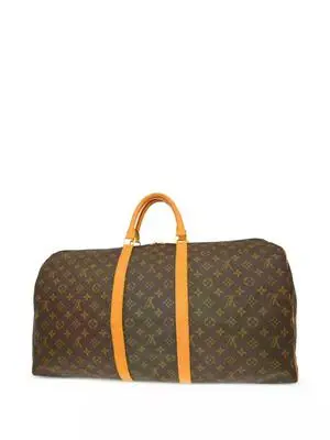 LOUIS VUITTON Monogram Keepall 55 Travel Bag