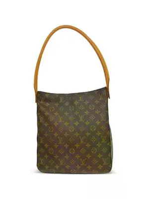 LOUIS VUITTON Monogram Looping Tote Bag - Brown