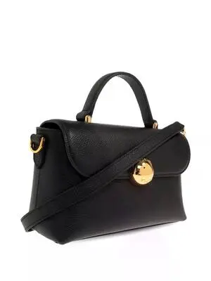 Furla Moonlight Grained Leather Top Handle Bag