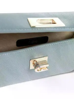 Furla 1927 Mini Leather Crossbody Bag - Blue