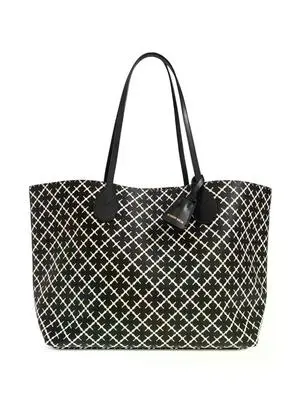 BY MALENE BIRGER Abigail Monogram Tote Bag - Black