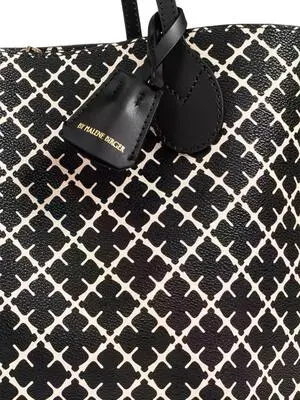 BY MALENE BIRGER Abigail Monogram Tote Bag - Black