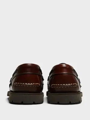 Paraboot Lace-up Leather Boat Shoes