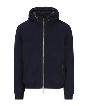MOORER Hooded Jacket - Black