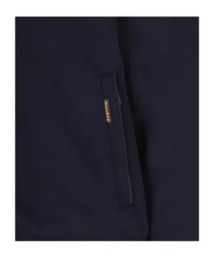 MOORER Hooded Zip-up Jacket - Black