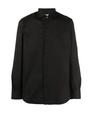 MAZZARELLI Fitted Buttoned Shirt - Black