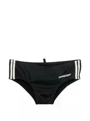 Dsquared2 Side-stripe Swim Briefs - Black