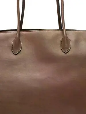 THE ROW Marlo Leather Tote Bag - Brown