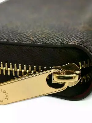 LOUIS VUITTON 2010-2020s Monogram-pattern Long Wallet - Brown