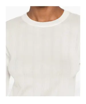 THE ROW Dantea Ribbed Long-sleeve T-shirt - Ivory