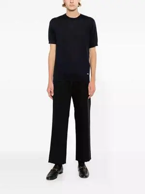 Brioni Short-sleeve Knitted T-shirt