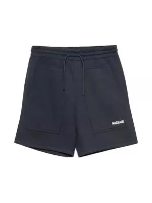 Mackage Logo-print Drawstring Shorts - Blue