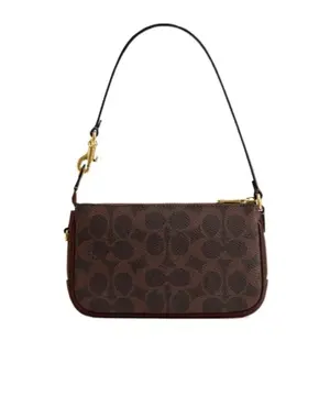 COACH Signature Canvas Plaza Bag 18 - Coated Canvas/brass/maple
