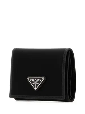 Prada Logo Plaque Wallet