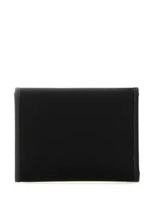Prada Logo Plaque Wallet
