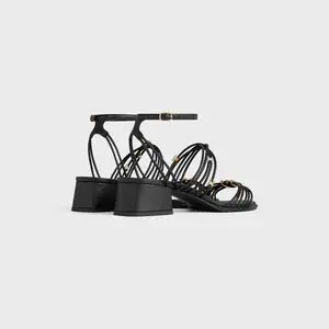 Celine Clémence Heeled Sandal In Goatskin