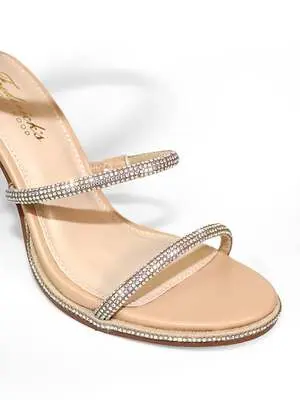Frederick's Of Hollywood Lexia Rhinestone Spiral Heel