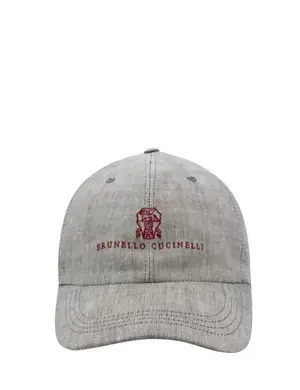 Brunello Cucinelli Logo Embroidered Baseball Cap